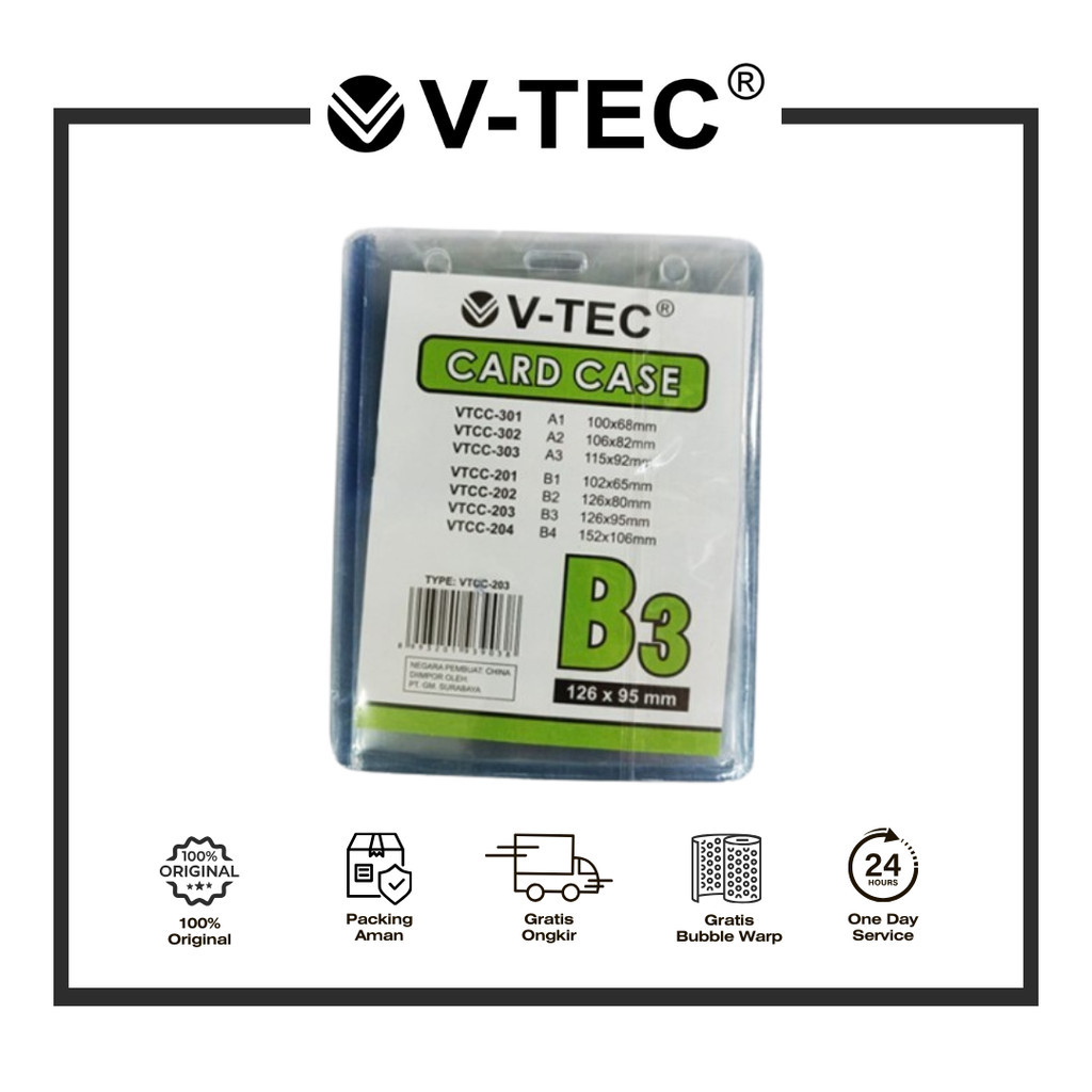 Jual ID CARD V-TEC B3 126 X 95 MM | Shopee Indonesia