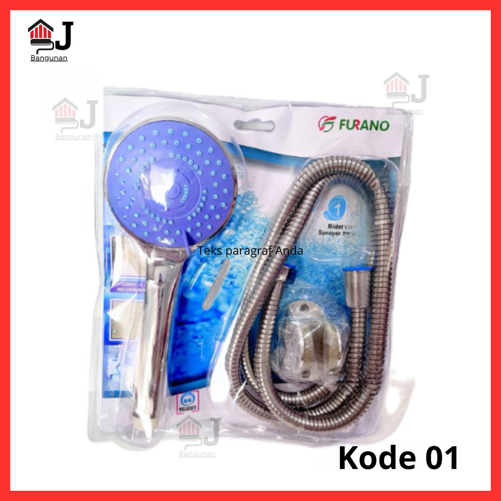 Jual Shower Mandi 3 In1 / Shower Kamar Mandi Satu Set 5 Mode / Shower Head Simple Kepala ...