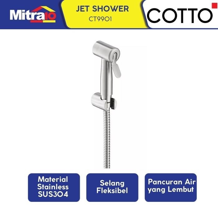 Jual Cotto Jet Shower Kloset Stainless CT9901 | Shopee Indonesia