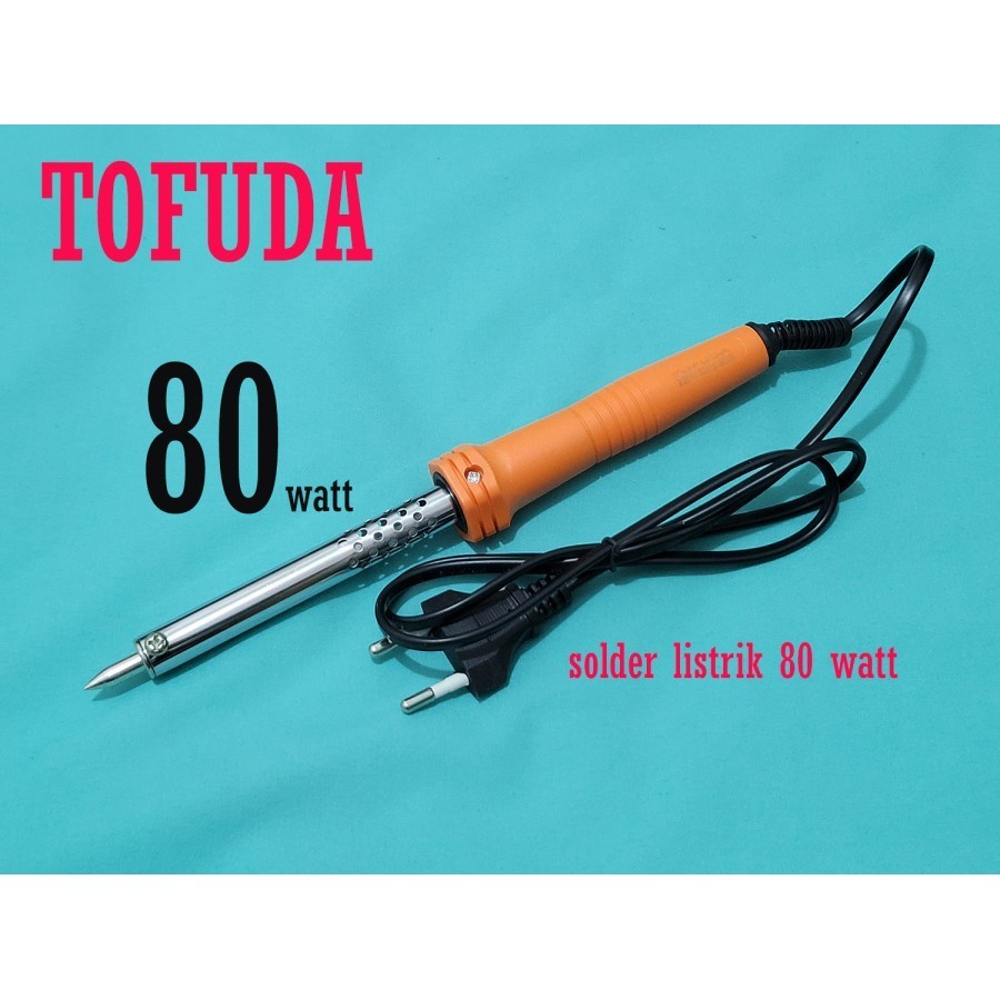 Jual Solder listrik Orange Tofuda 80 Watt - soldering iron timah 80w 80 ...