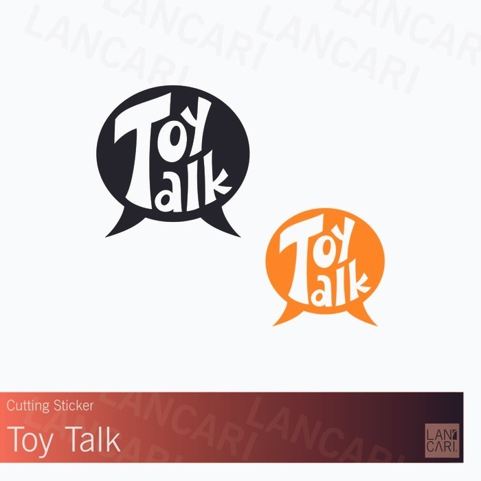 Jual Sticker Toytalk Toy Talk Vinyl cut Stiker oracal | Shopee Indonesia