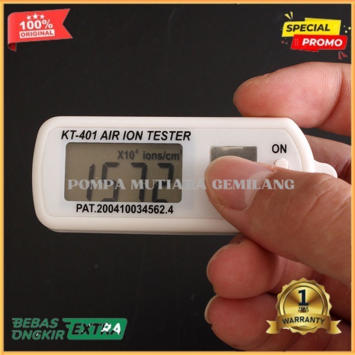 Jual Air Ion Tester Positif Negatif Ukur kadar Ion udara KT-401 Ionizer ...