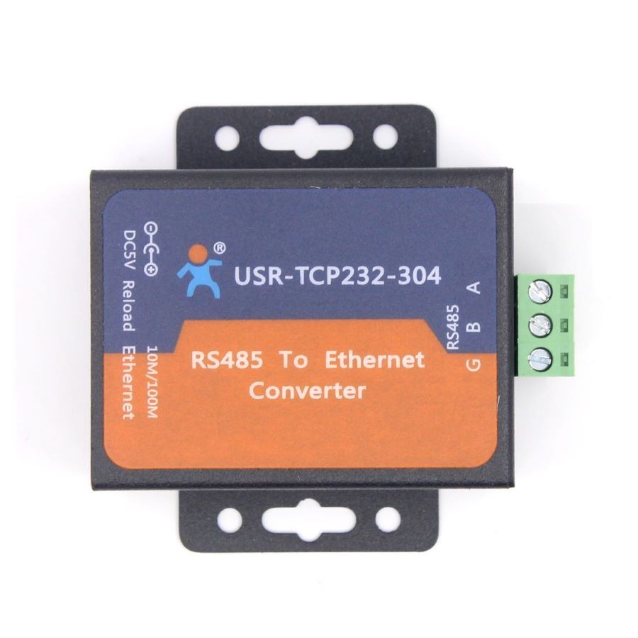 Jual USR-TCP232-304 1-port RS485 to Ethernet Converters Single RS-485 Serial Device Server 10/ ...