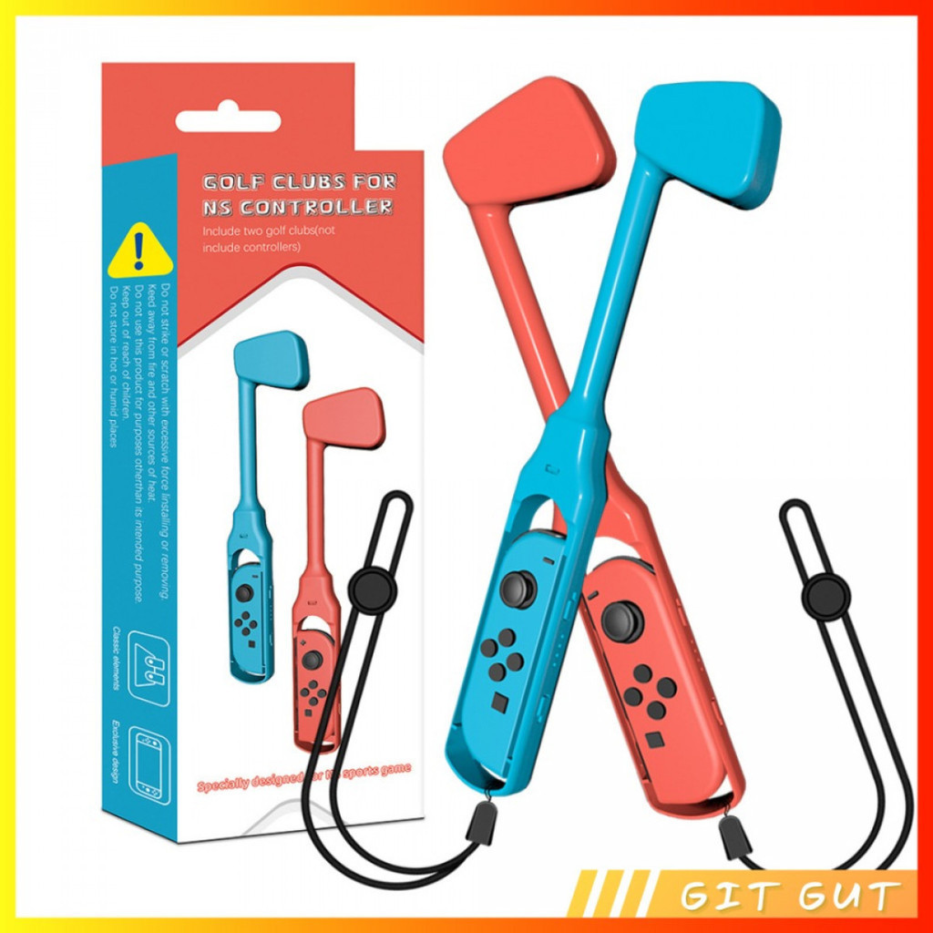 Jual Nintendo Switch Golf Club Joycon Joy con Grip Tongkat Stick Mario ...