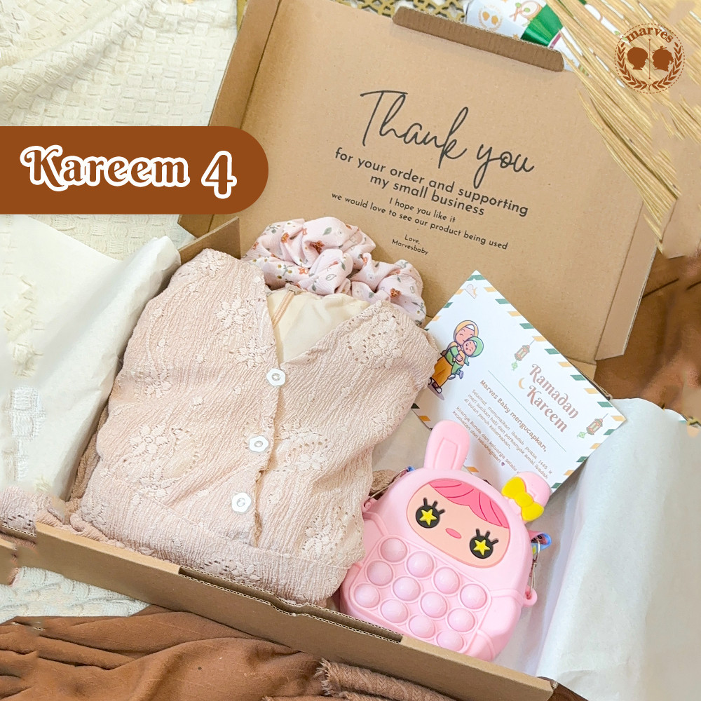 Jual MARVES Hampers Kareem 4 Nala Dress Anak Exclusive Edisi Ramadhan ...