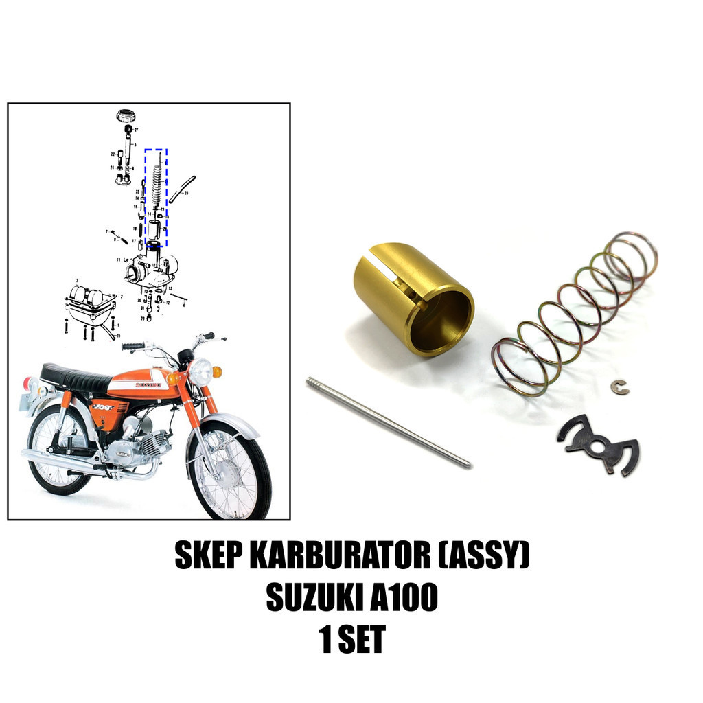 Jual Skep Karburator Assy A100 - Sekep Piston Gas Karbu Vakum Vacum ... Jual Skep Karburator Assy A100 - Sekep Piston Gas Karbu Vakum Vacum ...