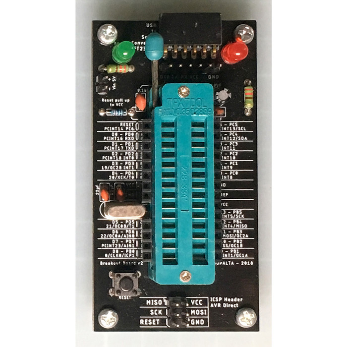 Jual ATMega328P-PU Breakout Board Arduino Bareboard ZIF Socket Siap Pakai | Shopee Indonesia