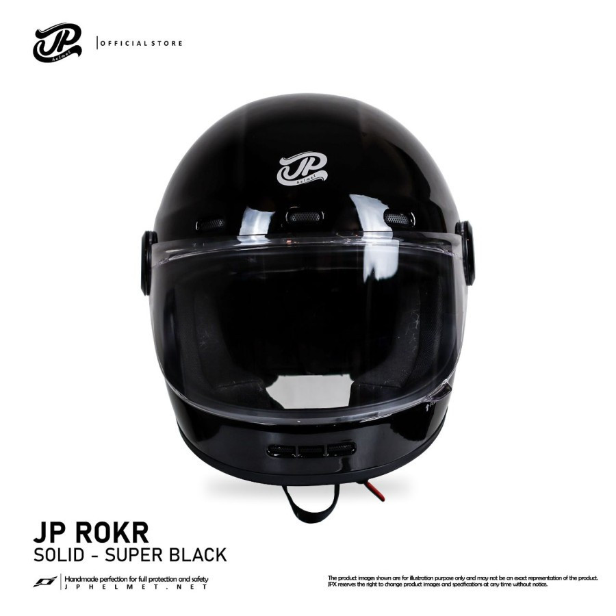 Jual Helm JP - Rokr - Solid - Fullface | Shopee Indonesia