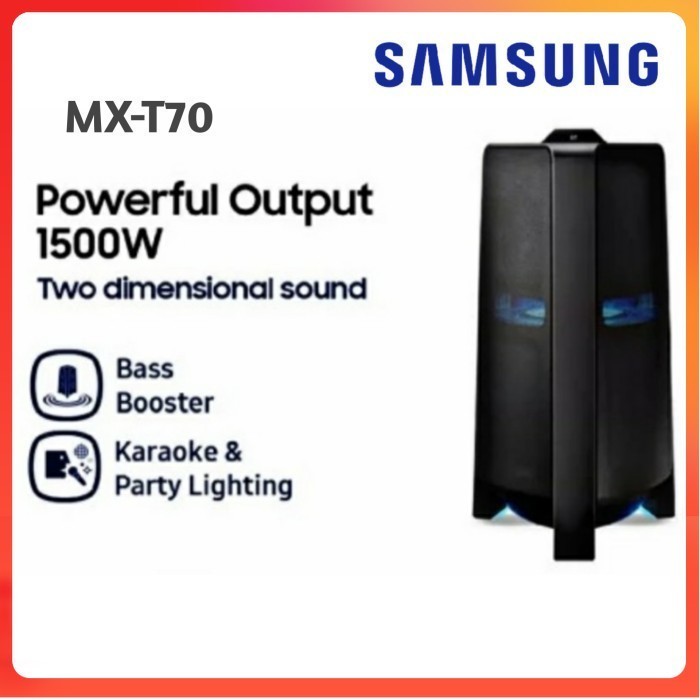 Jual Samsung MX-T70 Sound Tower Party Speaker 1500W Bluetooth Karaoke ...