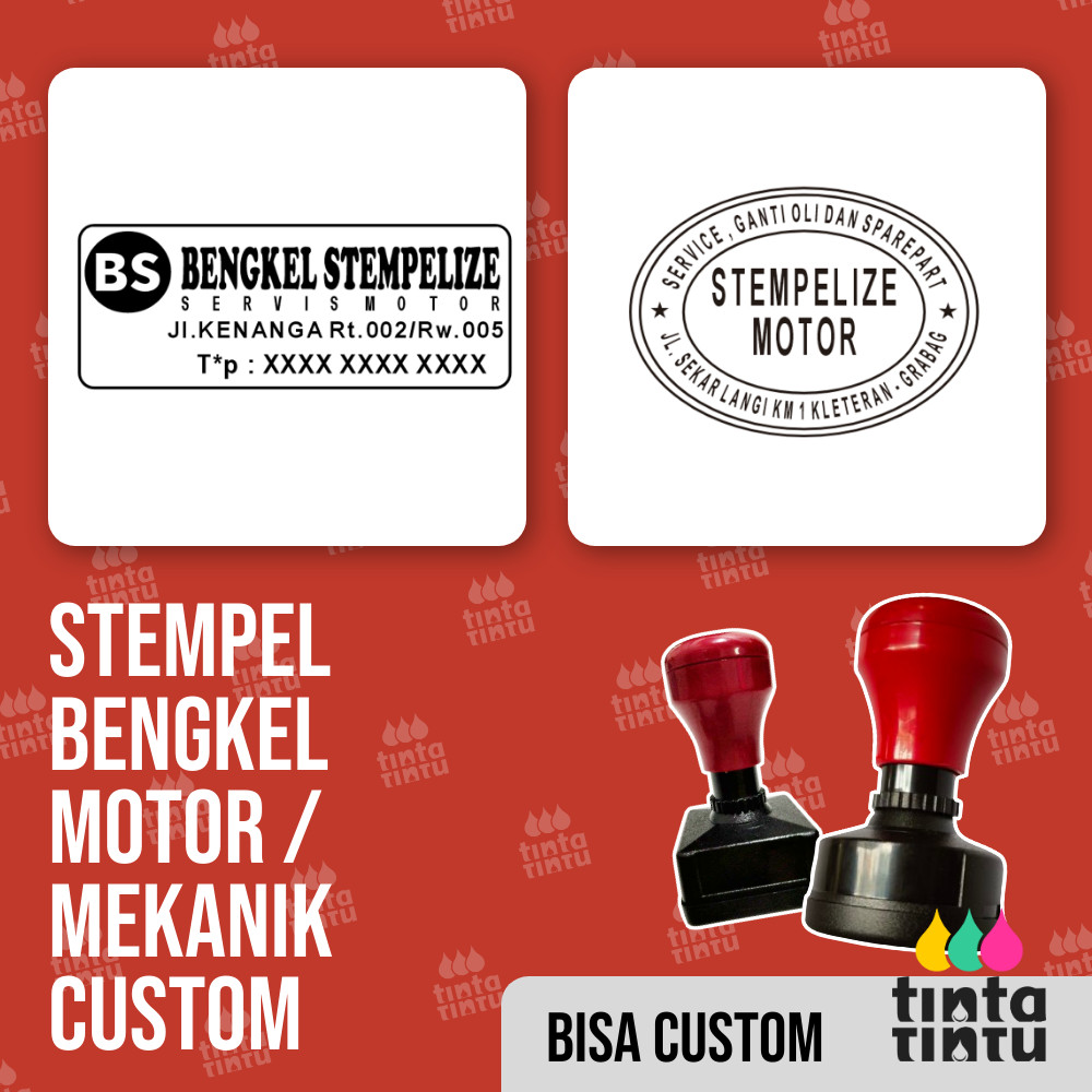 Jual Stempel Bengkel Motor / Mekanik Custom | Shopee Indonesia