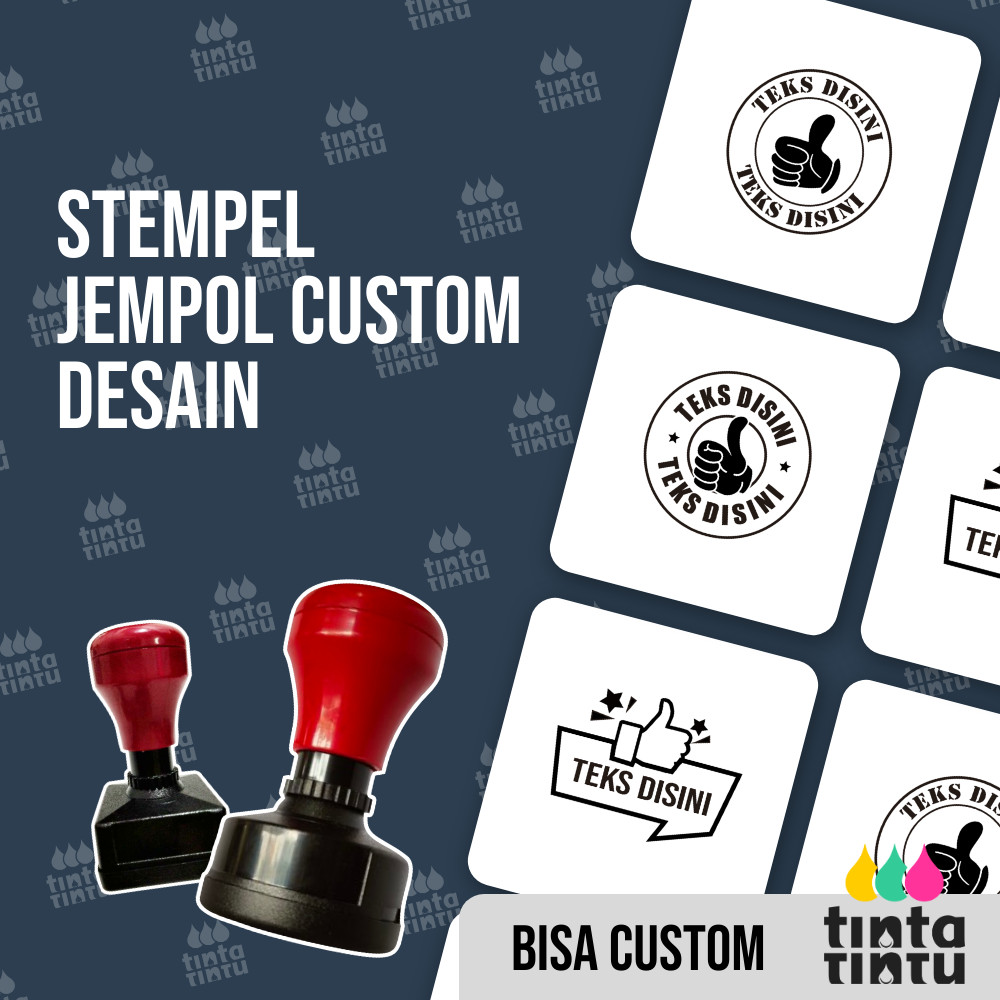 Jual Stempel Jempol Custom Desain | Shopee Indonesia