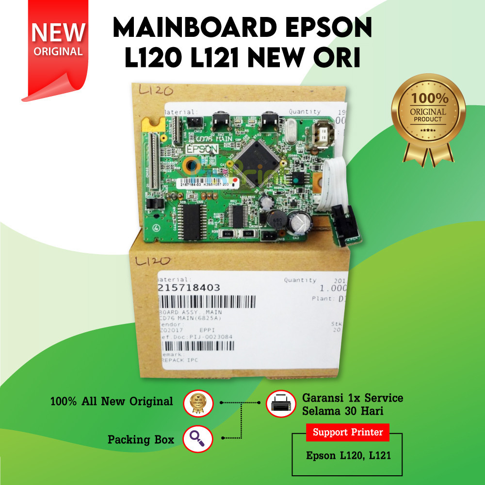 Jual Mainboard Printer Epson L120 Motherboard Epson L120 Original Board ...