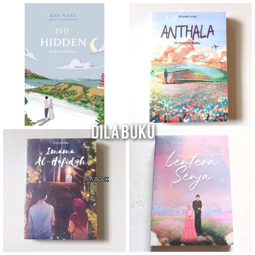 Jual 1 PAKET 4 BUKU NOVEL : THE HIDDEN + ANTHALA + IMAMA AL HAFIDZH ...