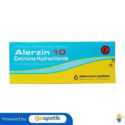 Jual Alerzin 10 Mg Box 100 Tablet | Shopee Indonesia