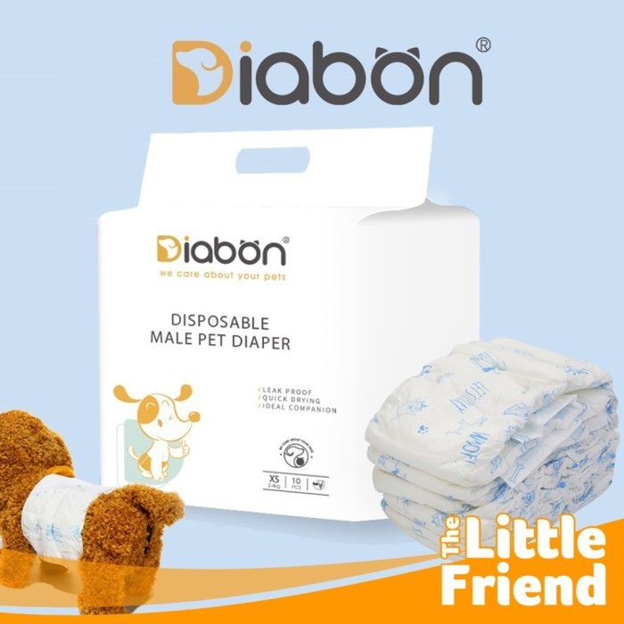 Jual Diabon Male Pet Diapers Popok Anjing Jantan Pempers Doggy Puppy ...
