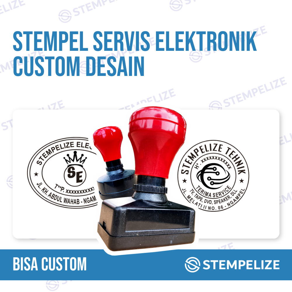 Jual Stempel Servis Elektronik Custom Desain | Shopee Indonesia