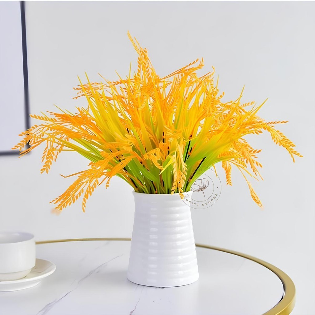 Jual Bunga Hias Padi Padian 40CM Bunga Plastik Imitasi Tanaman Padi ...