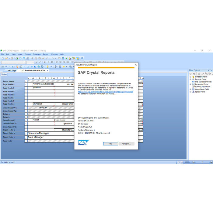 Jual Software Crystal Report 2016 SP7 Lisence Full | Shopee Indonesia