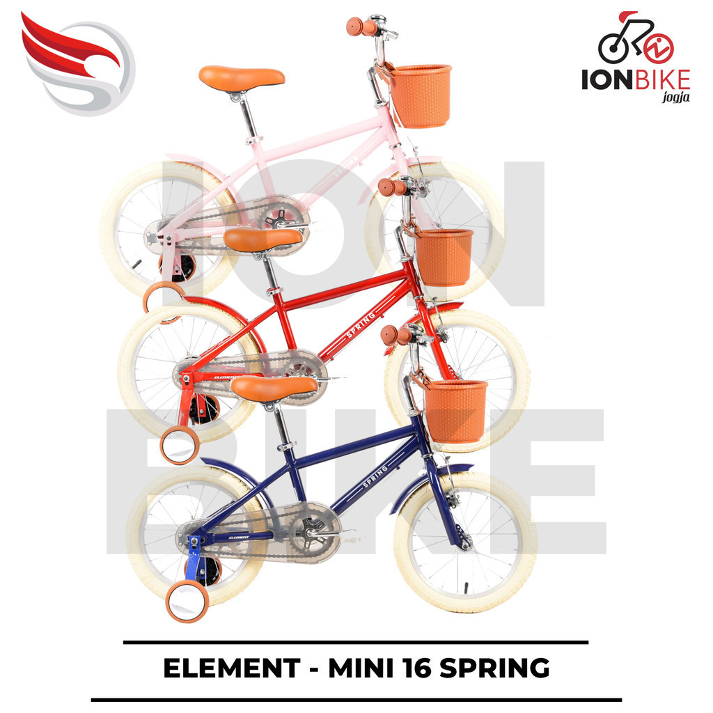 Jual Sepeda Mini 16 Element Spring Anak Klasik London Alice Cupcake ...