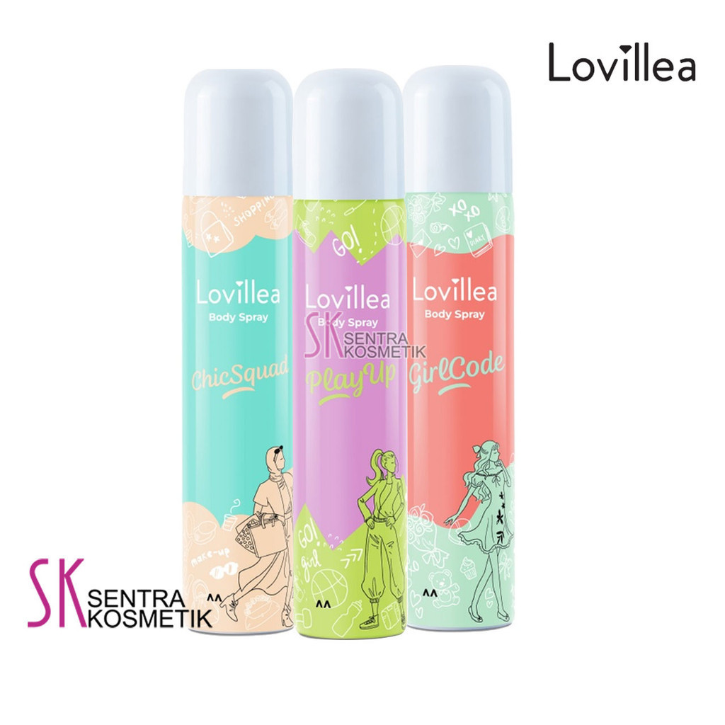 Jual LOVILLEA Parfum Body Spray Kaleng 100 ml | Shopee Indonesia