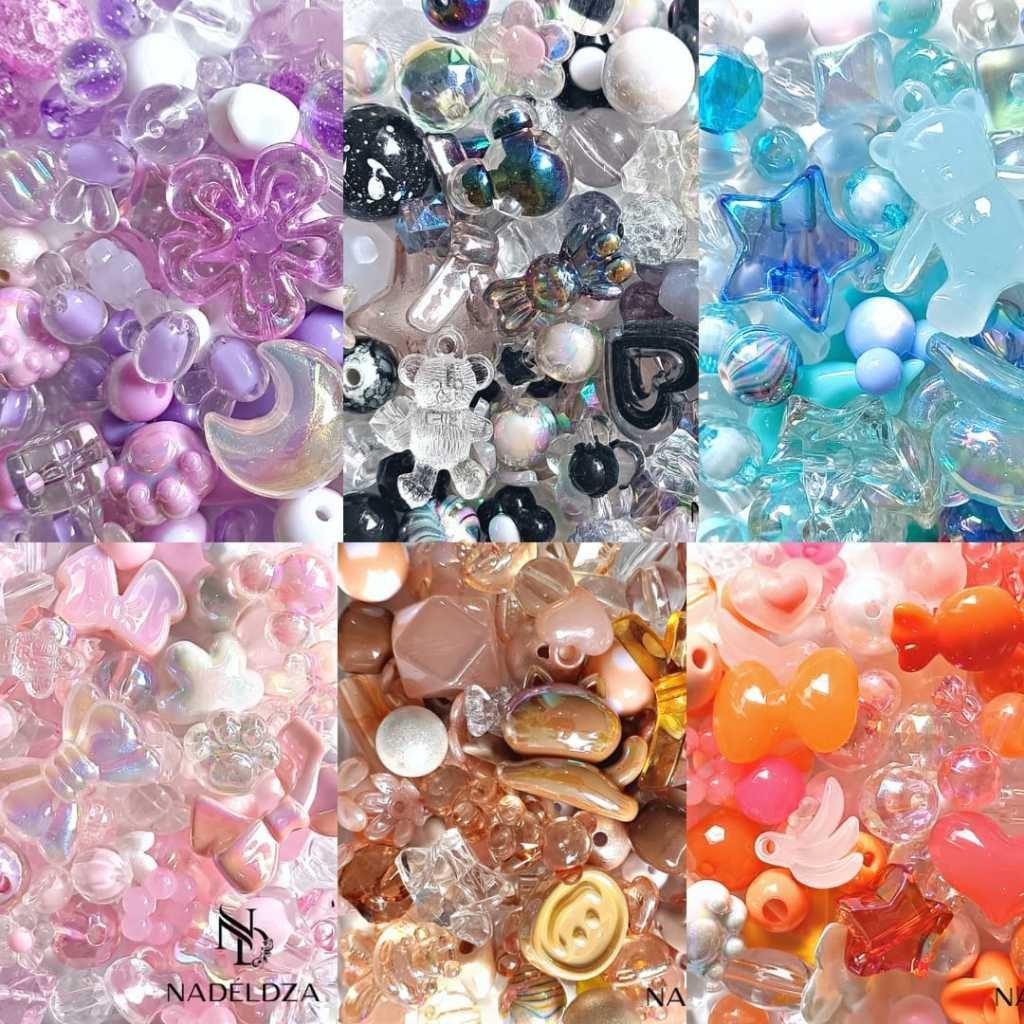 Jual Manik shop Manik Mote Mix Broken White Glossy (20gr) | Shopee Indonesia