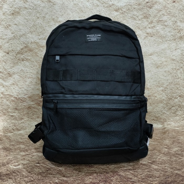 Jual tas ransel BOSTON POLHAM hitam tas laptop backpack pria | Shopee ...