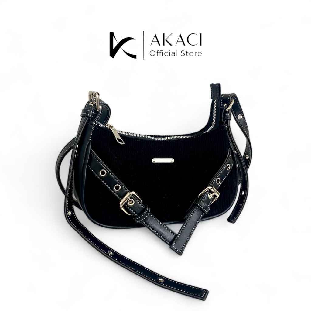 Jual Akaci - DARA Tas selempang bahu 10-8287 Bahan corduroy 2 Ruang ...