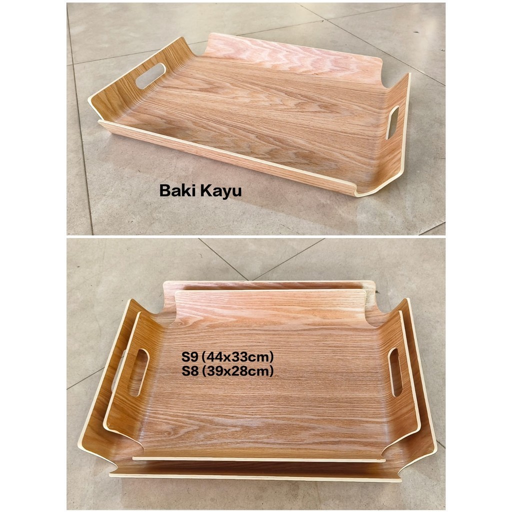 Jual Nampan Kayu Persegi Estetic | Shopee Indonesia