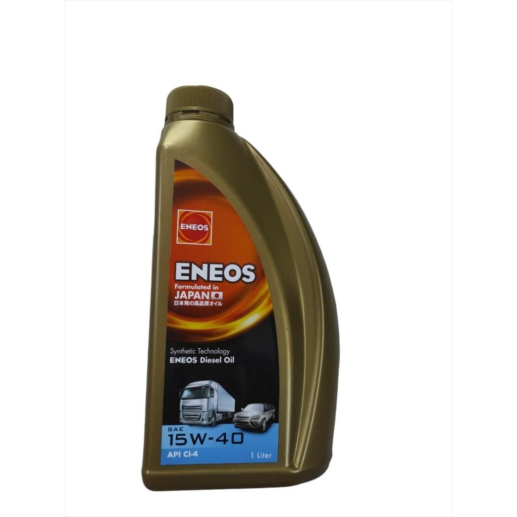 Jual Oli Mesin Mobil Diesel Eneos 1 Liter Original 15W-40 CI-4 | Shopee Indonesia