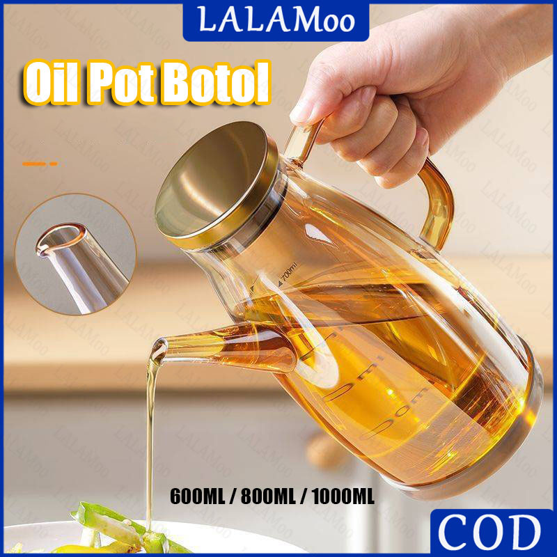 Jual Cups Botol Minyak Borosilicate Glass Oil Pot Stainless Steel Kaca ...