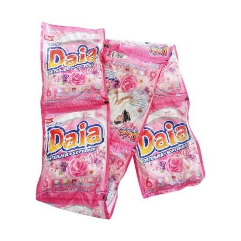 Jual Daia Detergent Bubuk Sachet 1 Renteng isi 6 Sachet - [213 ...