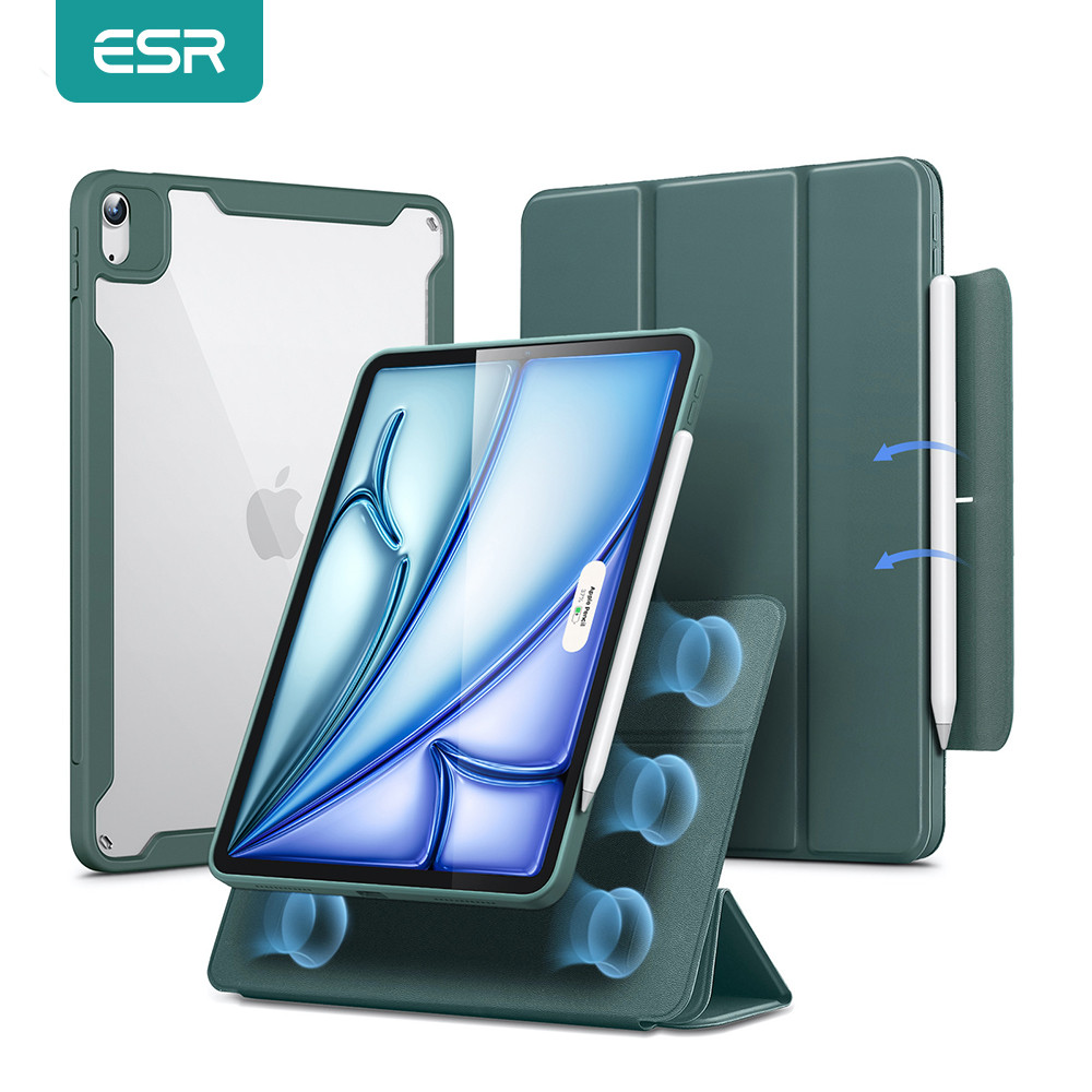 Jual ESR for iPad Air 11 inch 2024 Case for iPad Air 5 Detachable Smart ...