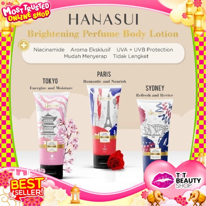 Jual Hanasui Brightening Hand Body Lotion - 180ml | TnT Beauty Shop ...
