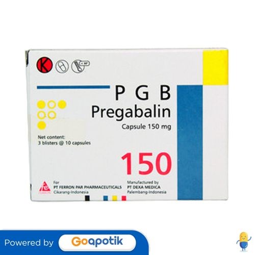 Jual Pgb 150 Mg Box Isi 30 Kapsul | Shopee Indonesia
