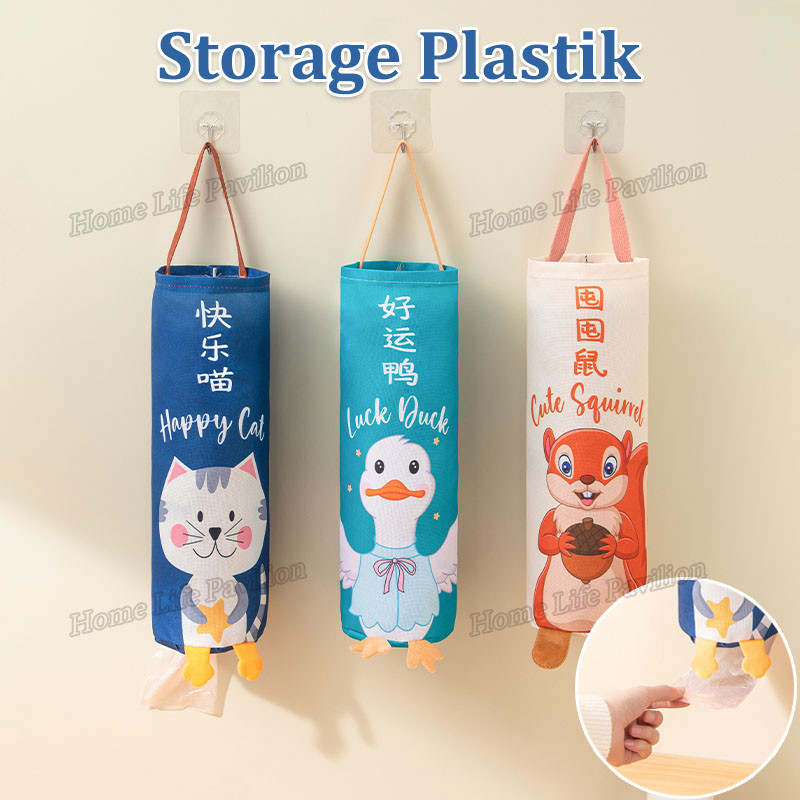 Jual Storage Plastik Organizer Tas Gantung Tas Tempat Penyimpanan ...