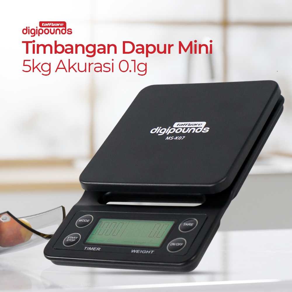 Jual Taffware Digipounds Timbangan Kopi Digital Timer Coffee Scale 5kg ...