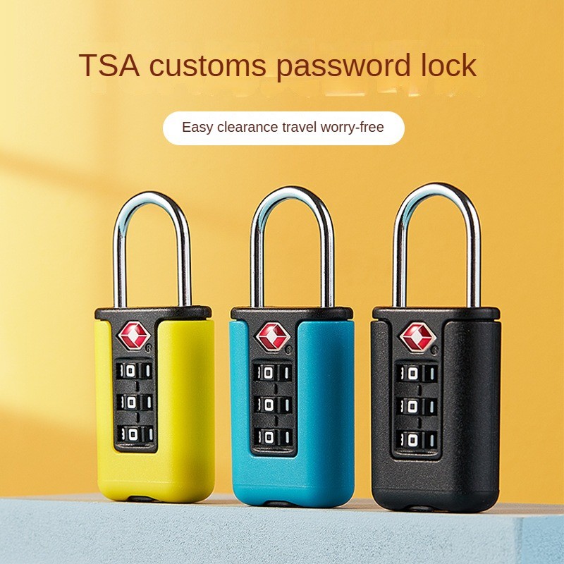 Jual New Key Customs Lock Travel Luggage Lock Mini Color Combination ...