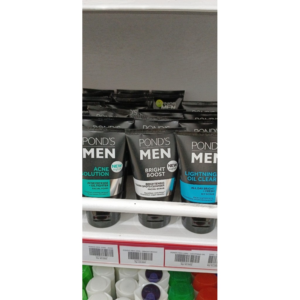 Jual PONDS MEN 100G | Shopee Indonesia