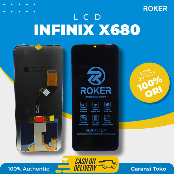 Jual LCD TOUCHSCREEN INFINIX HOT 9 PLAY/X680 FULLSET ORIGINAL BY ROKER ...