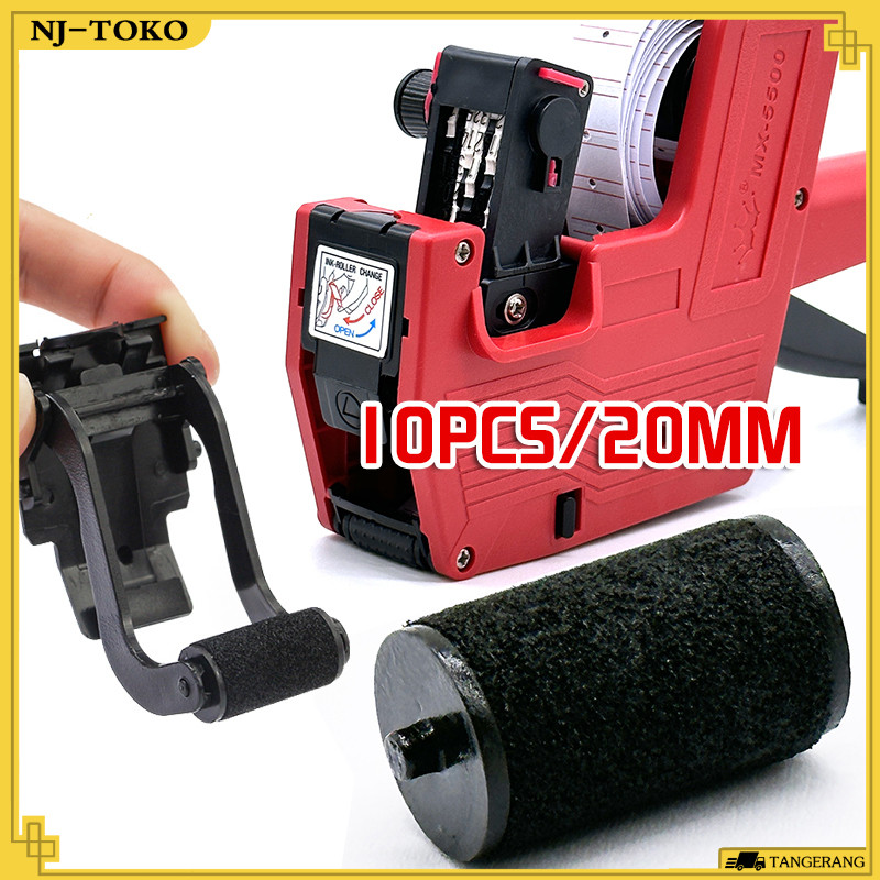 Jual 10 Buah Tinta Label Harga MX-5500 Tinta Label 20mm Ink Roller ...