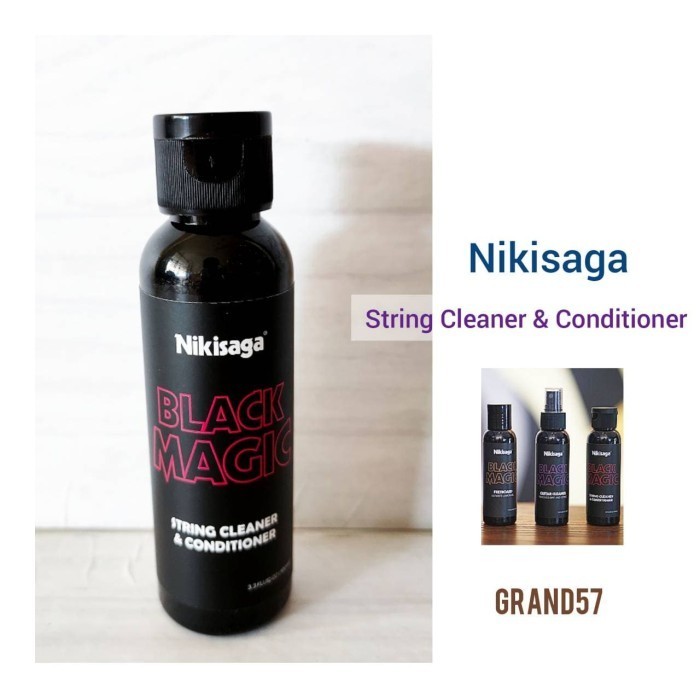 Jual Nikisaga black magic string cleaner conditioner pembersih senar gitar | Shopee Indonesia