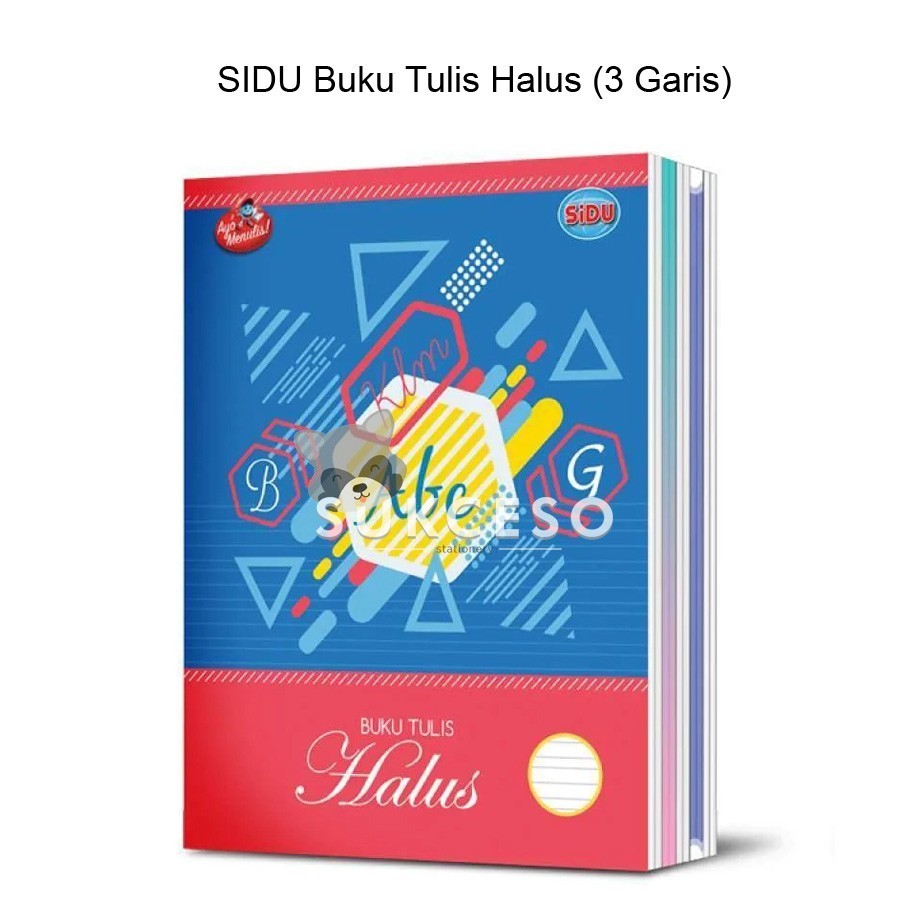 Jual SIDU Buku Tulis Halus (3 Garis) Huruf Tegak Bersambung Elok ...