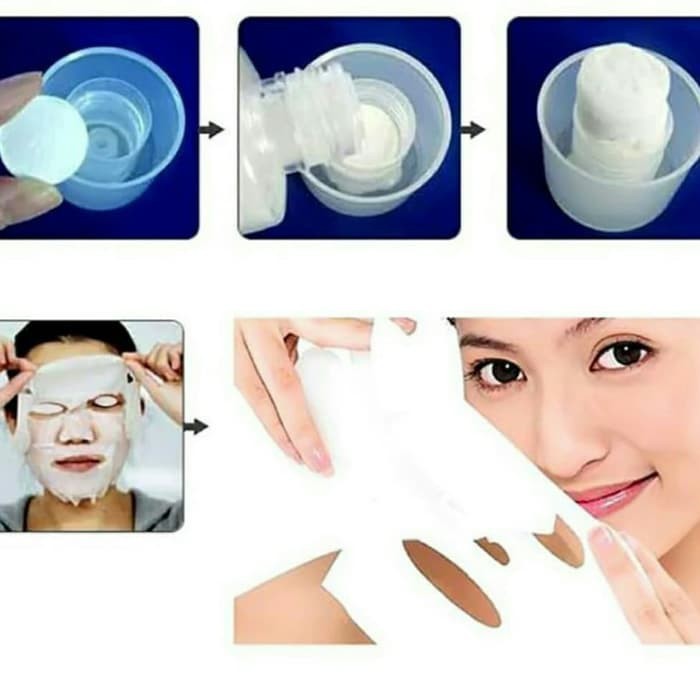 Jual Compressed Paper Mask Sheet / Tablet Masker / Masker Kertas ...