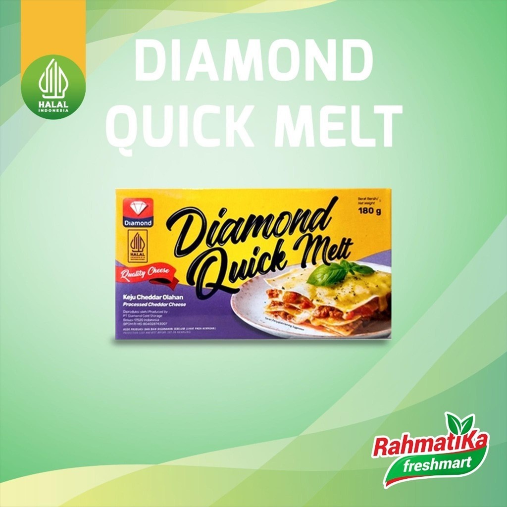 Jual Diamond Keju Quick Melt 180 gram | Shopee Indonesia
