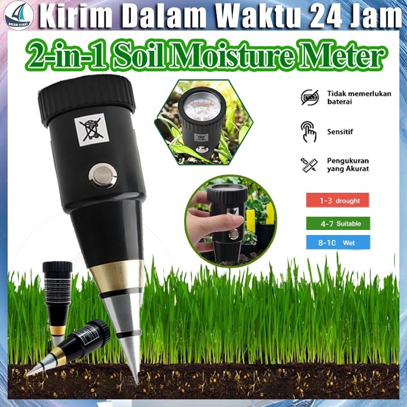 Jual RP95TK Alat Penggukur Tanah 2 In 1 Pen Type pH Meter Soil Analyzer ...