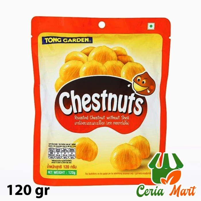 Jual Tong Garden Chestnut 120 gr Roasted Chest Nut Kupas Tanpa Kulit ...