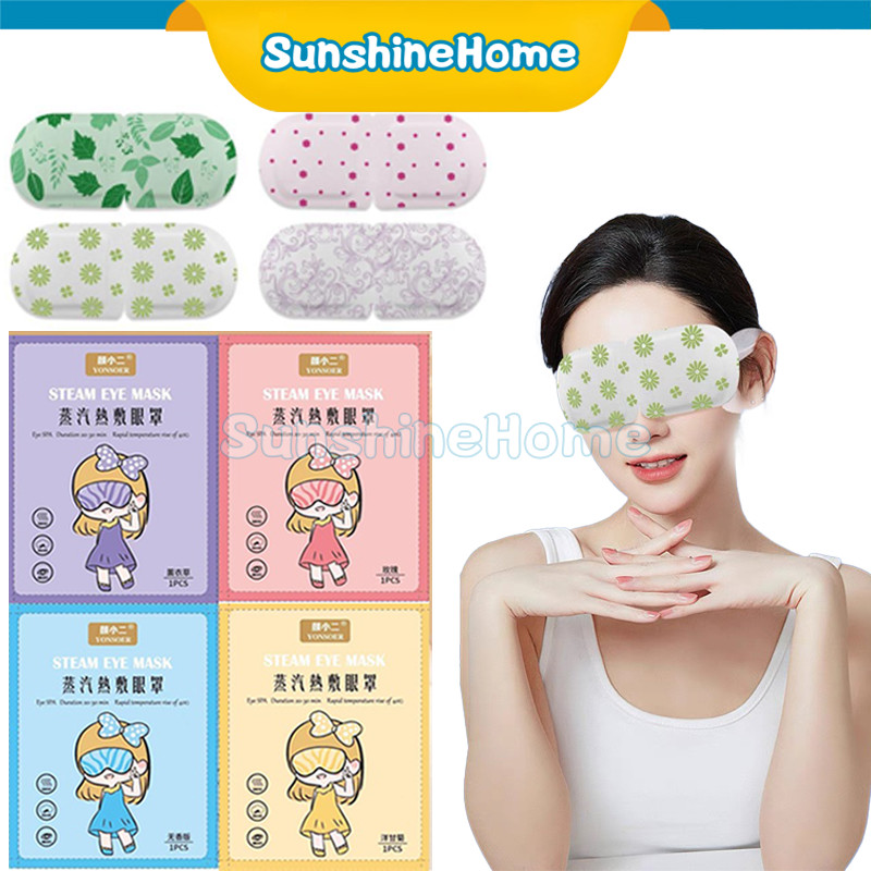 Jual 7PCS Masker Mata Penghangat / Relax Eye Mask / Masker Uap Mata ...