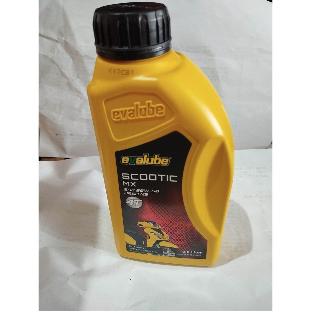 Jual OLI EVALUBE 4T MATIC / SCOTEER/ SCOOTIC MX 800 ML (ORIGINAL ...