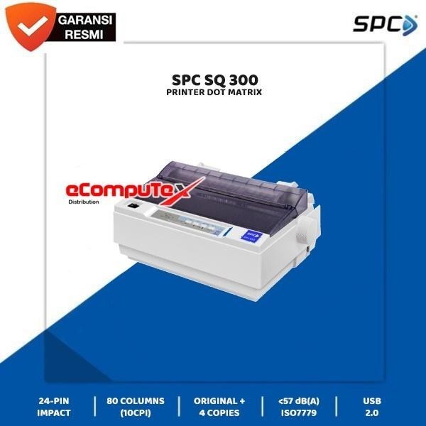 Jual SPC PRINTER DOT MATRIX SQ 300 - 24-PIN IMPACT DOT MATRIX - TKDN ...