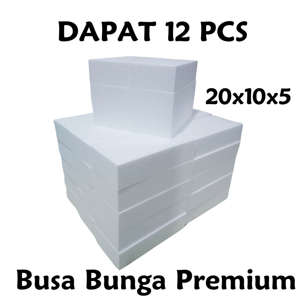 Jual (PAKET 12 PCS) Busa Styrofoam / Busa Kering / Busa Buket Dekorasi ...